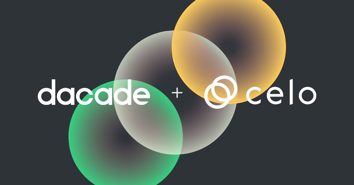 Dacade is Partnering with Celo
